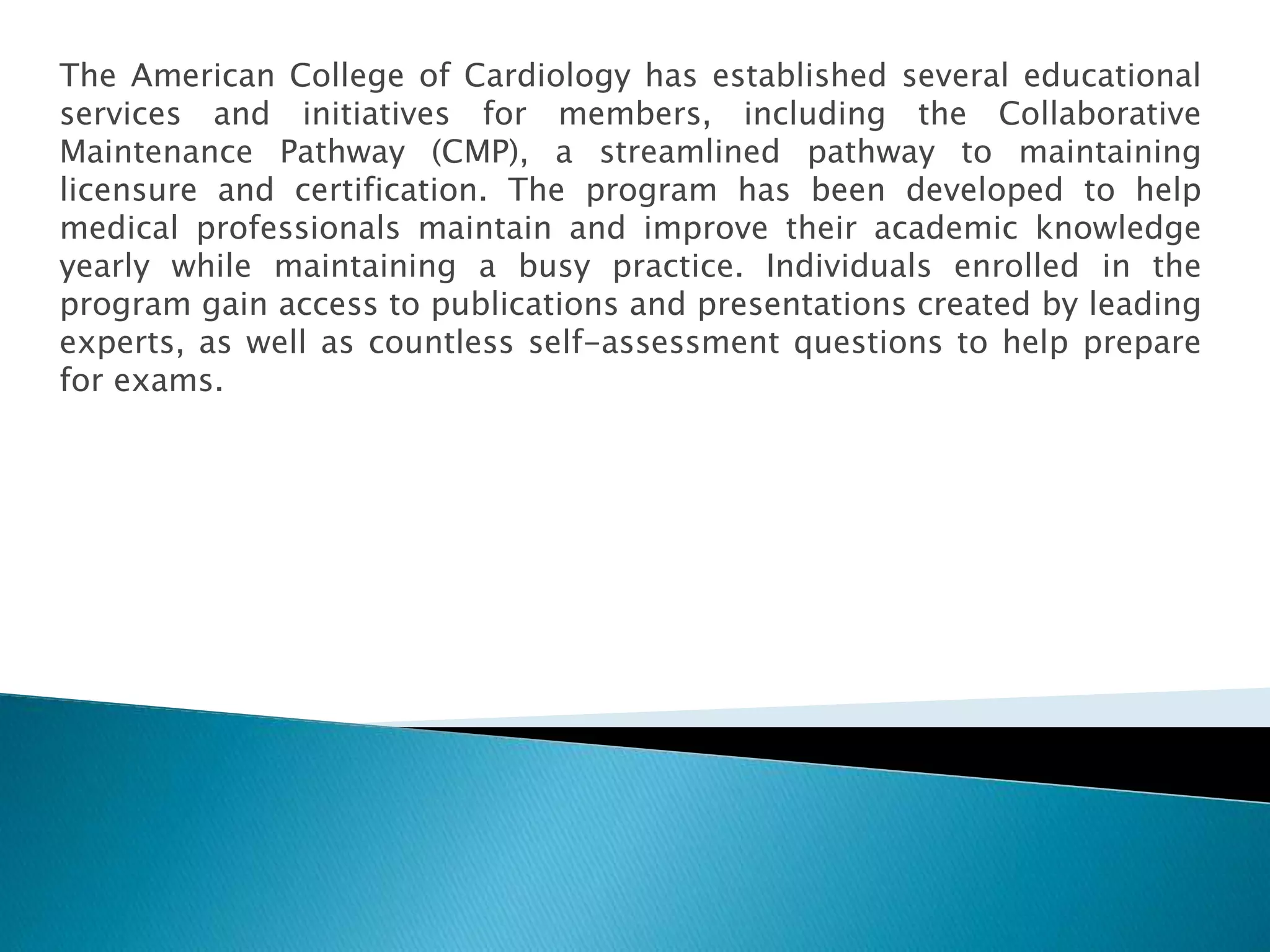 The ACC CMP Program | PPT