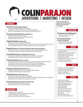 Colin Parajon Portfolio | PDF