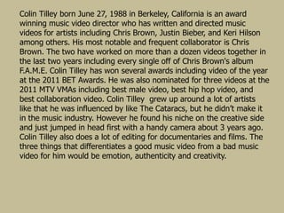 Colin Tilley | PPT