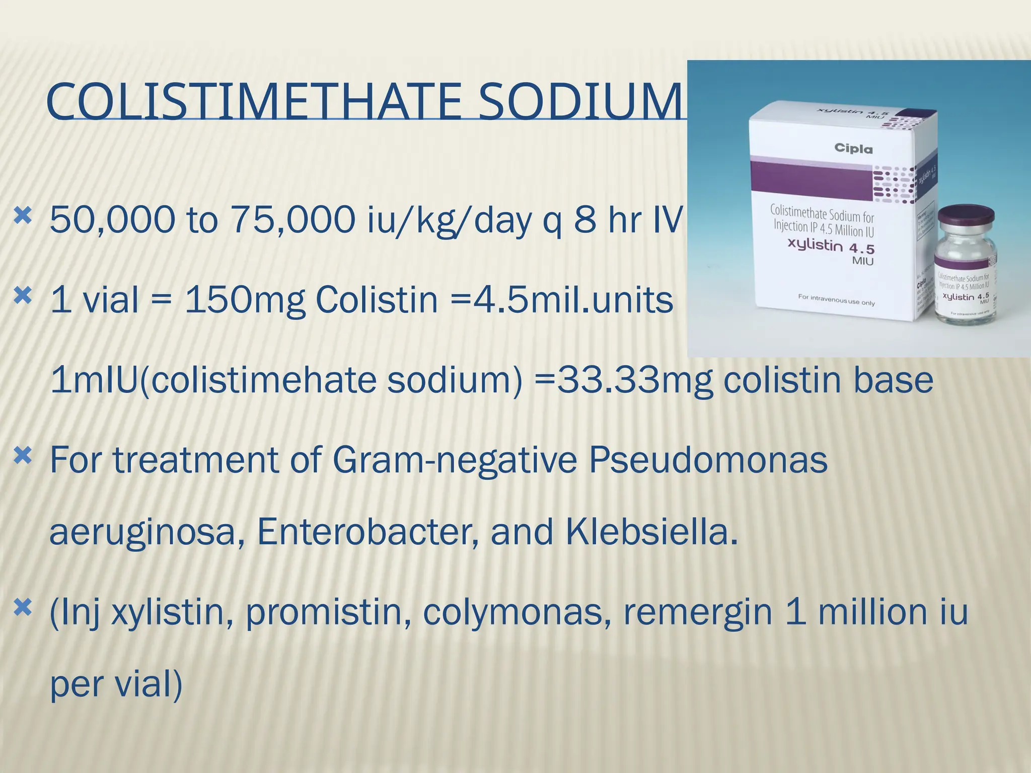 Detailed Drug review Colistin sulphate.pptx