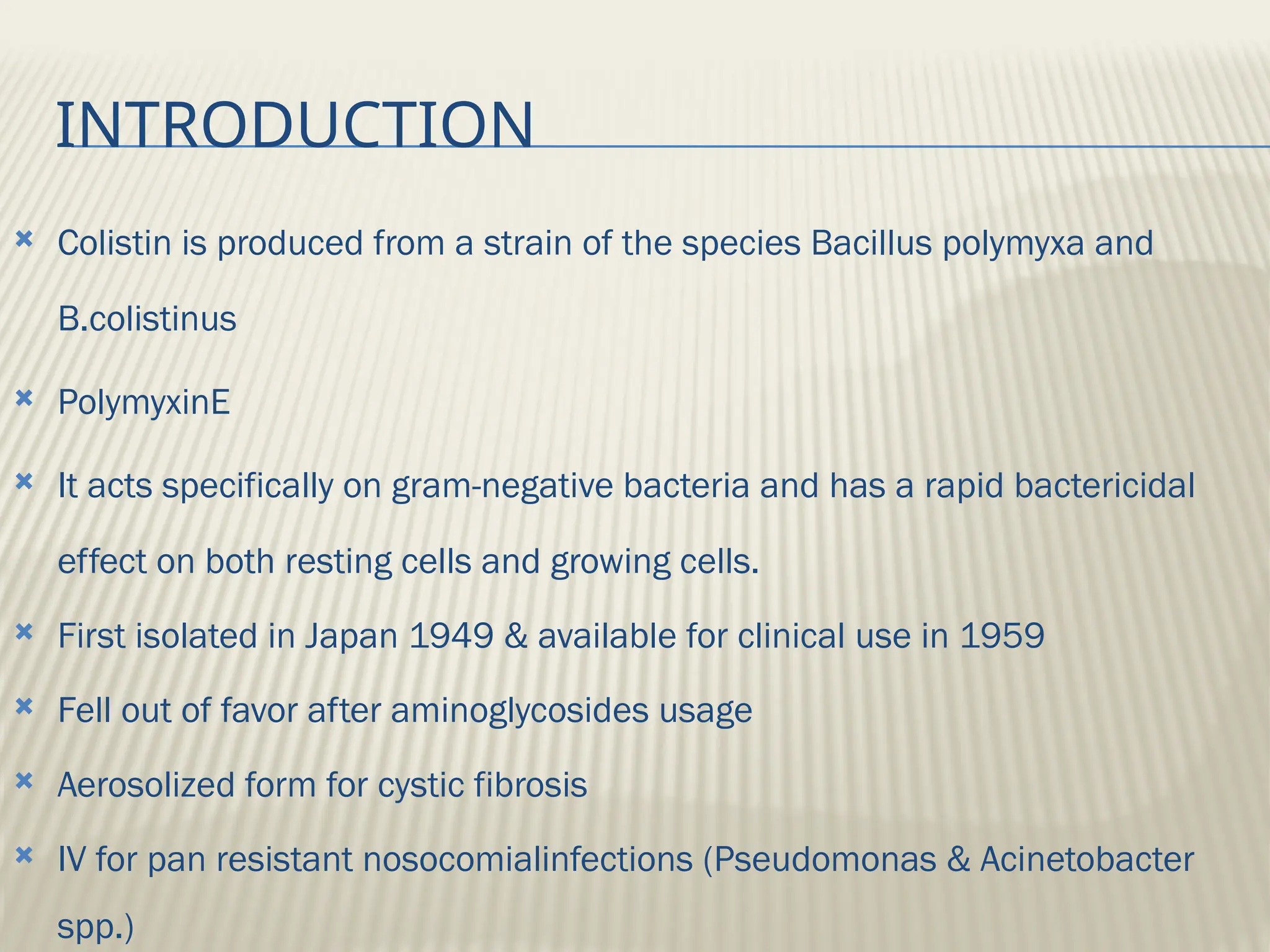 Detailed Drug review Colistin sulphate.pptx