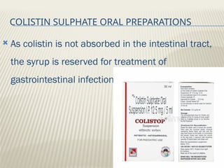 Detailed Drug review Colistin sulphate.pptx