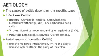 COLITIS. Inflamation of Gastrointestinal Tract | PDF