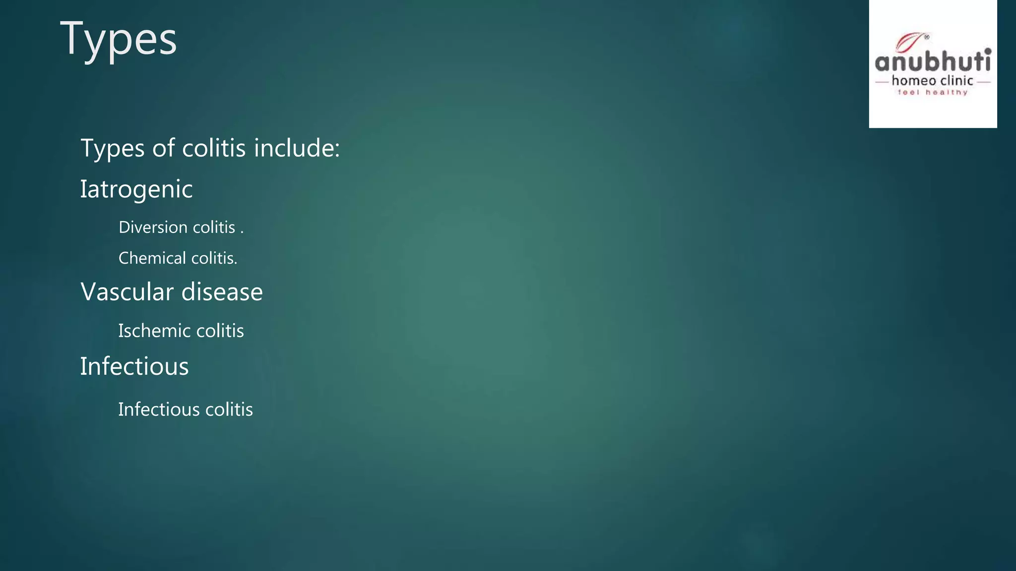 Colitis and homeopathy treatment | PPTX