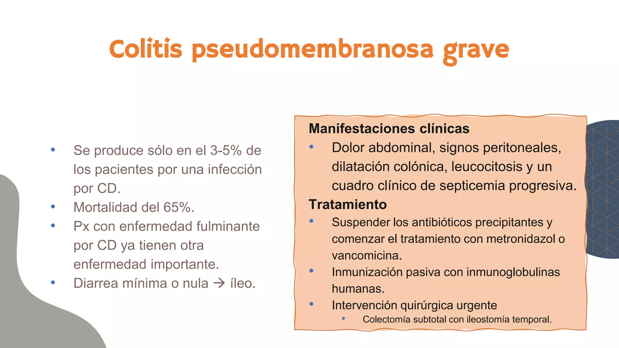 Colitis pseudomembranosa | PPTX