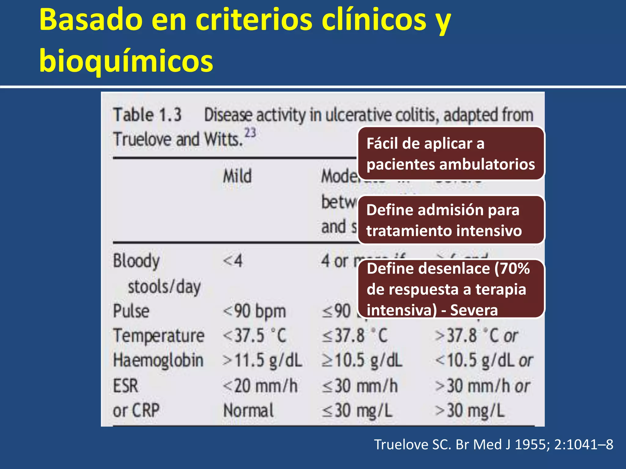 Enfermedad Inflamatoria Intestinal Colitis ulcerativa tratamiento | PPT