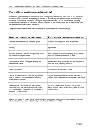 Collab Learning | PDF