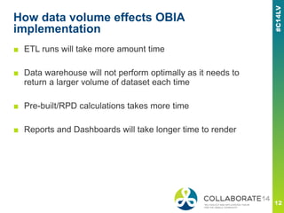 OBIA Data Optimization and Performance Enhancing Techniques | PPT