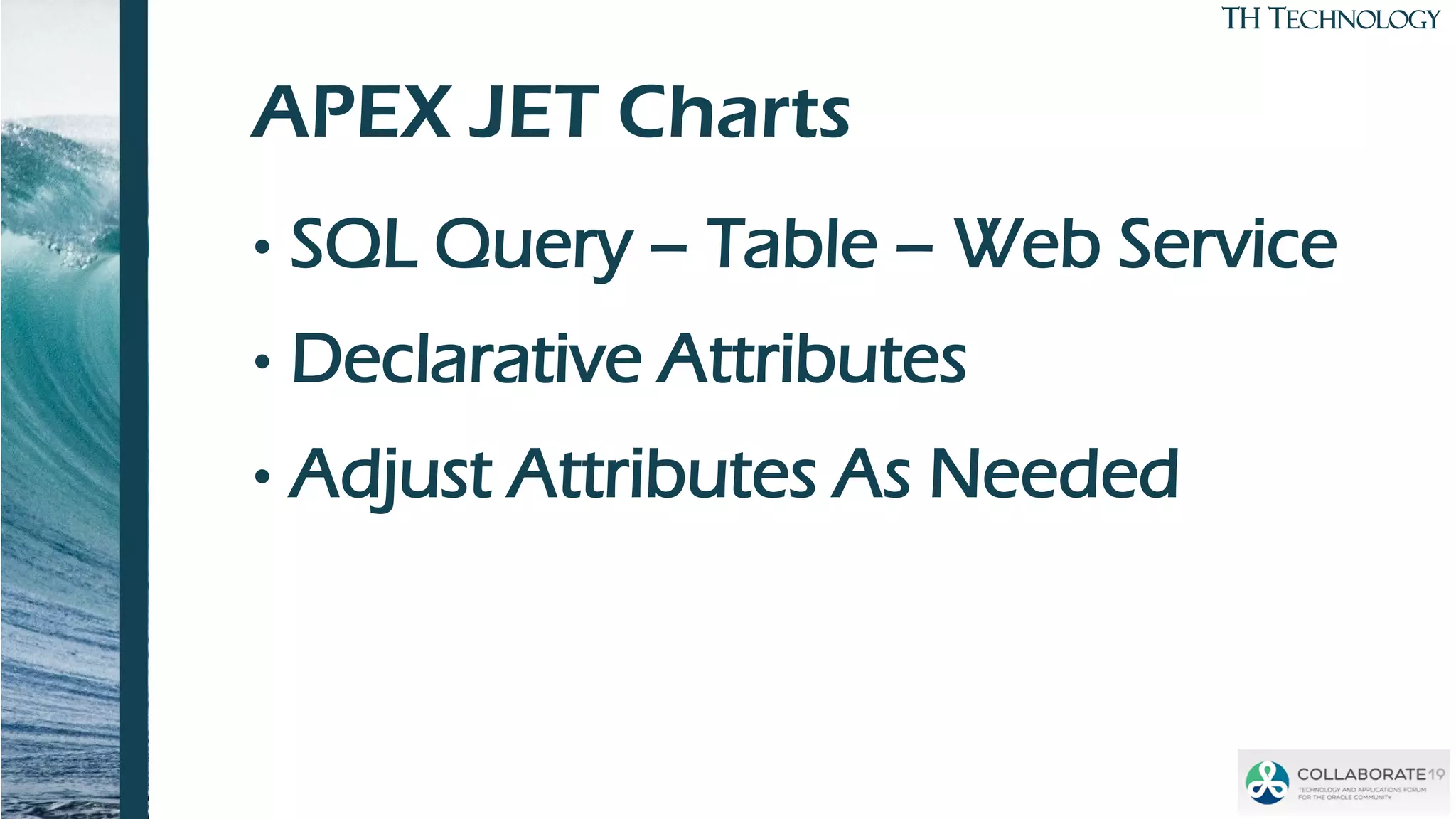 APEX JET Charts: Data Viz now! | PPT