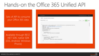 Collab365 - AngularJS & Office 365 Unified API : A match made in heaven ...
