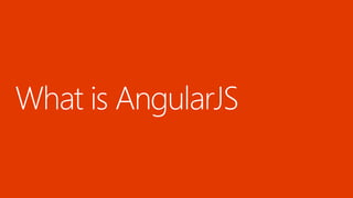 Collab365 - AngularJS & Office 365 Unified API : A match made in heaven! | PPT