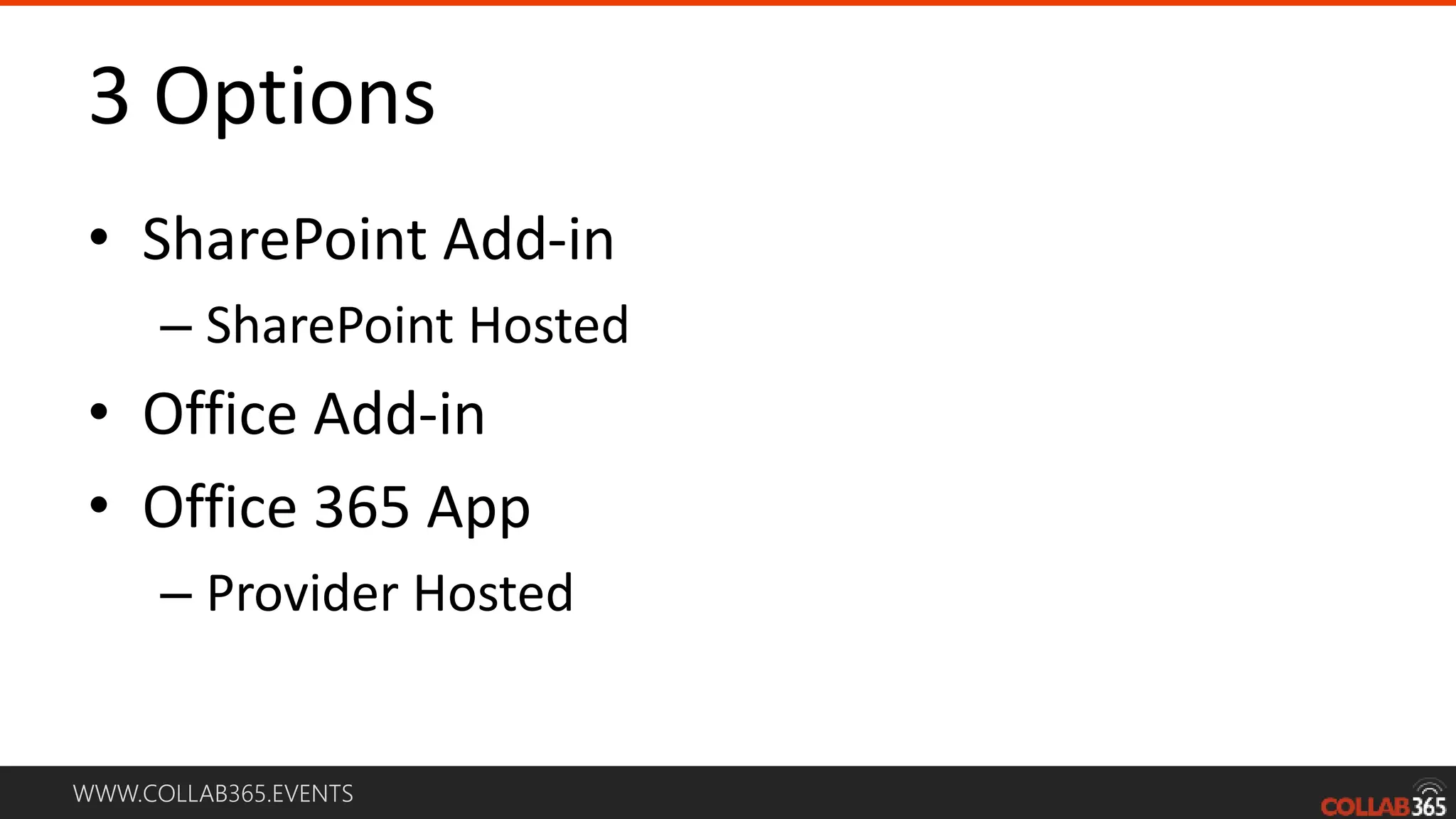 SharePoint/Office365/Office Add-ins - Select One | PPT