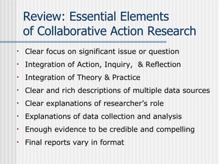 Collaborative Action Research | PPT
