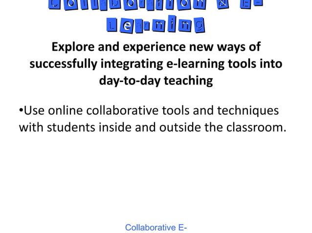 Collaborative ICT Tools | PPT | Social Networking | Internet