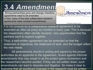 Collabarative research agreement | PPTX