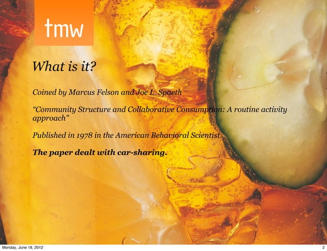 Collaborative consumption | PDF