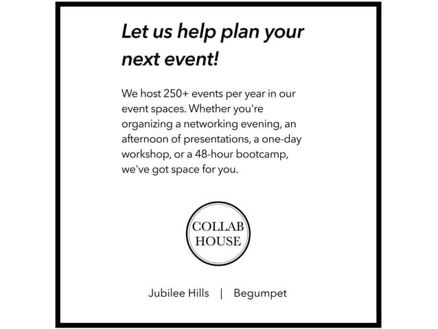 Let us help plan your next event! | PPT