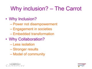 Collaborate For Inclusion | PPT | Web Conferencing | Computer Software ...