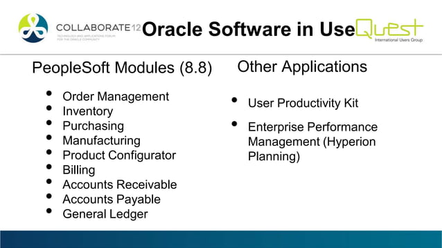 Case Study: Upgrade Strategies for PeopleSoft Financials and Supply ...