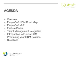Collaborate 13: Oracle Fusion and PeopleSoft HCM: Guide to Making the ...