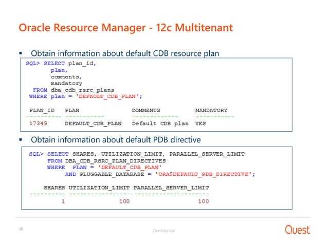 Collaborate 17 Database Consolidation Using The Oracle Multitenant