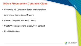 COLLABORATE 18 Presentation: Success Story- Oracle Cloud Procurement Implementation | PPTX