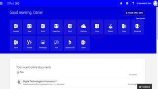 Collecting Data Easily with Microsoft Forms | PPTX | Computing ...