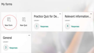 Collecting Data Easily with Microsoft Forms | PPTX | Computing ...