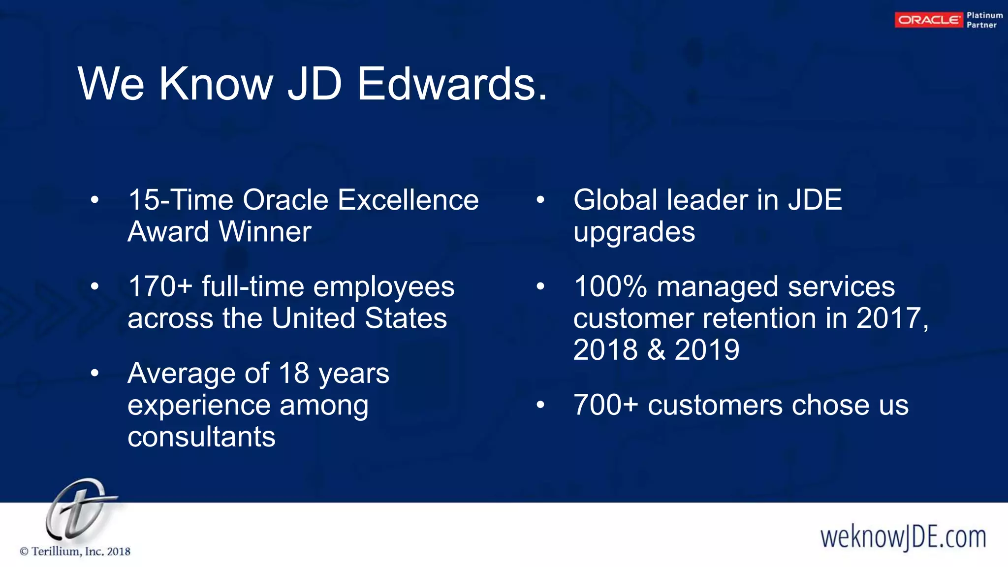 JD Edwards Manufacturing Deep Dive Workshop | PPTX