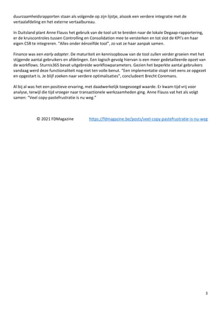 Collaboratieve rapportering bij de Elia Group | PDF