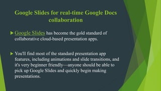 Collaborating on presentations | PPT