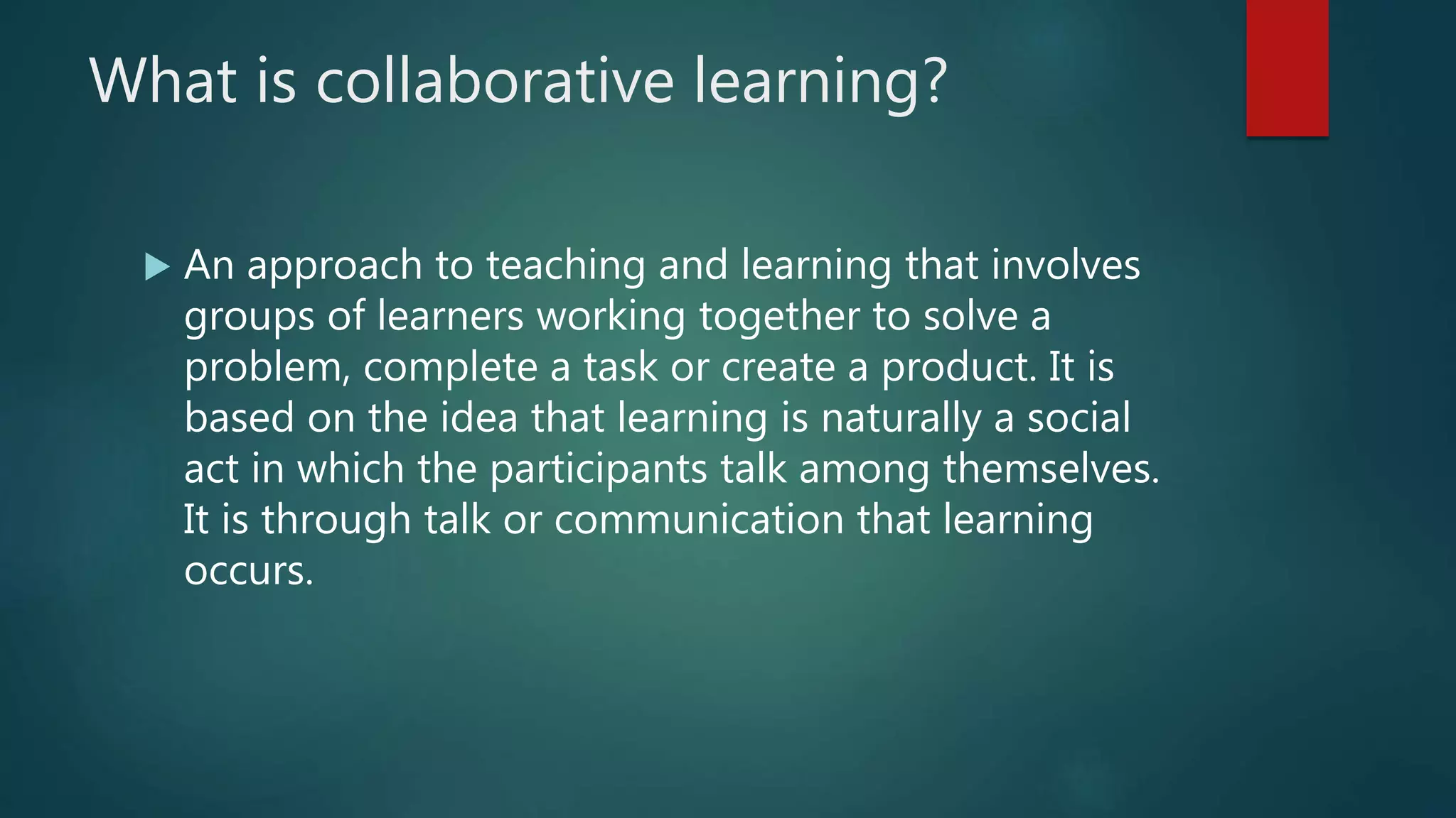 Collaborating towards effective classroom management | PPTX