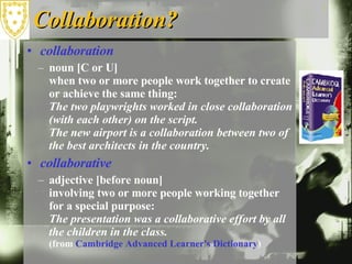 Collaboration | PPT