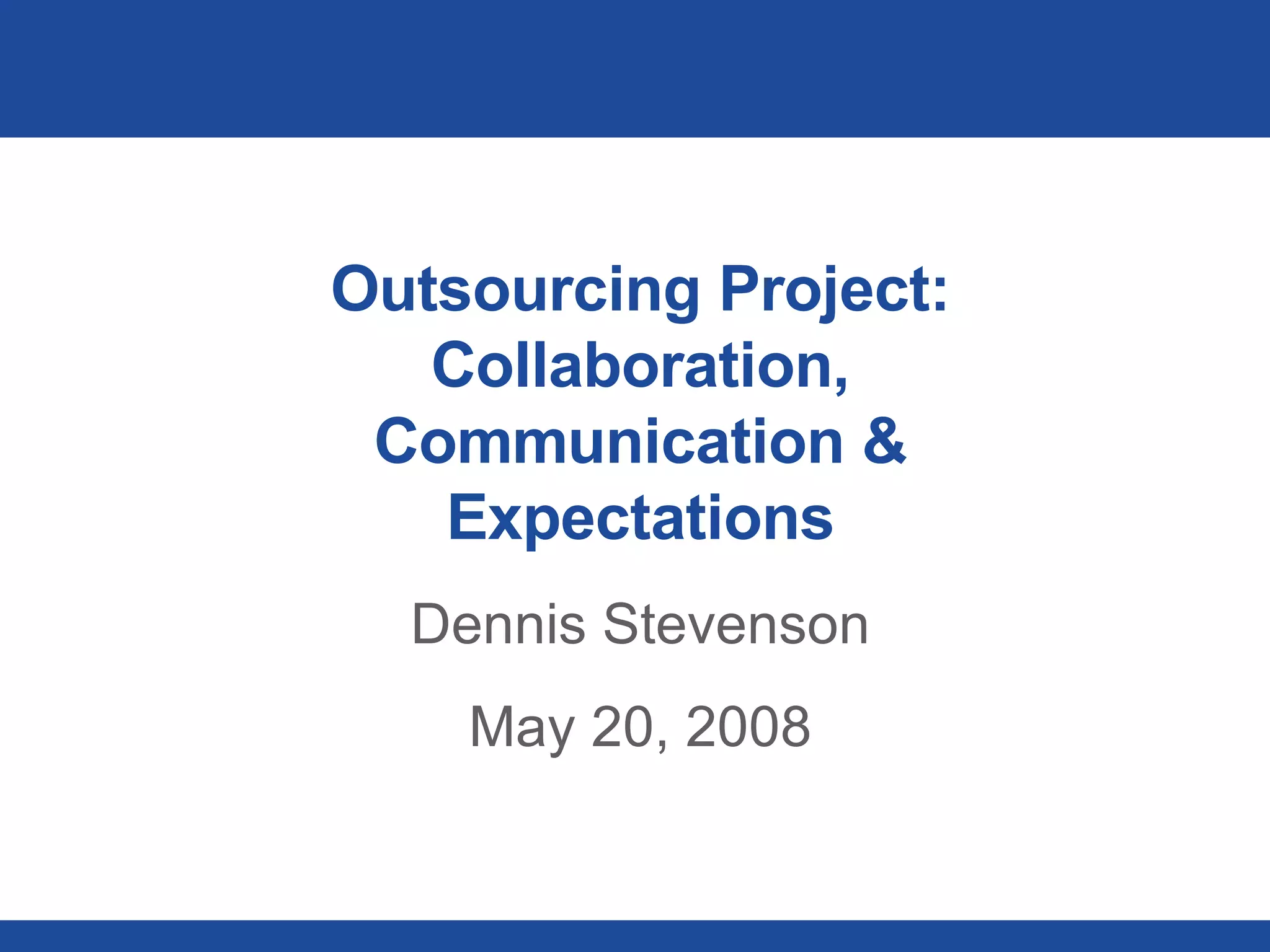 Collaboration, Communication And Expectations | PPT