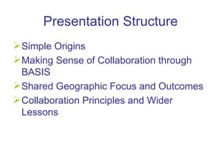 Collaboration in Rural Regeneration | PPT