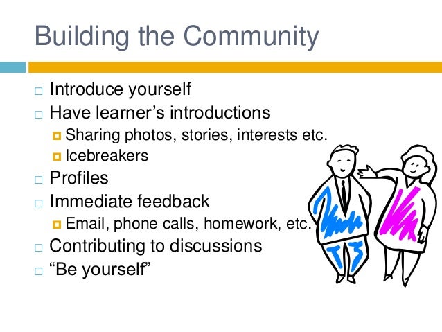 Collaboration and community building