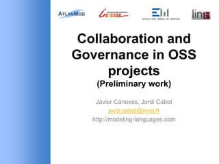 Collaboration and Governance of Open Source Projects | PPT