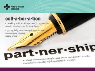 Collaboration and partnerships why they work and why they fail | PPT