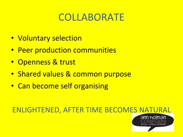 Collaboration breeds innovation | PPT