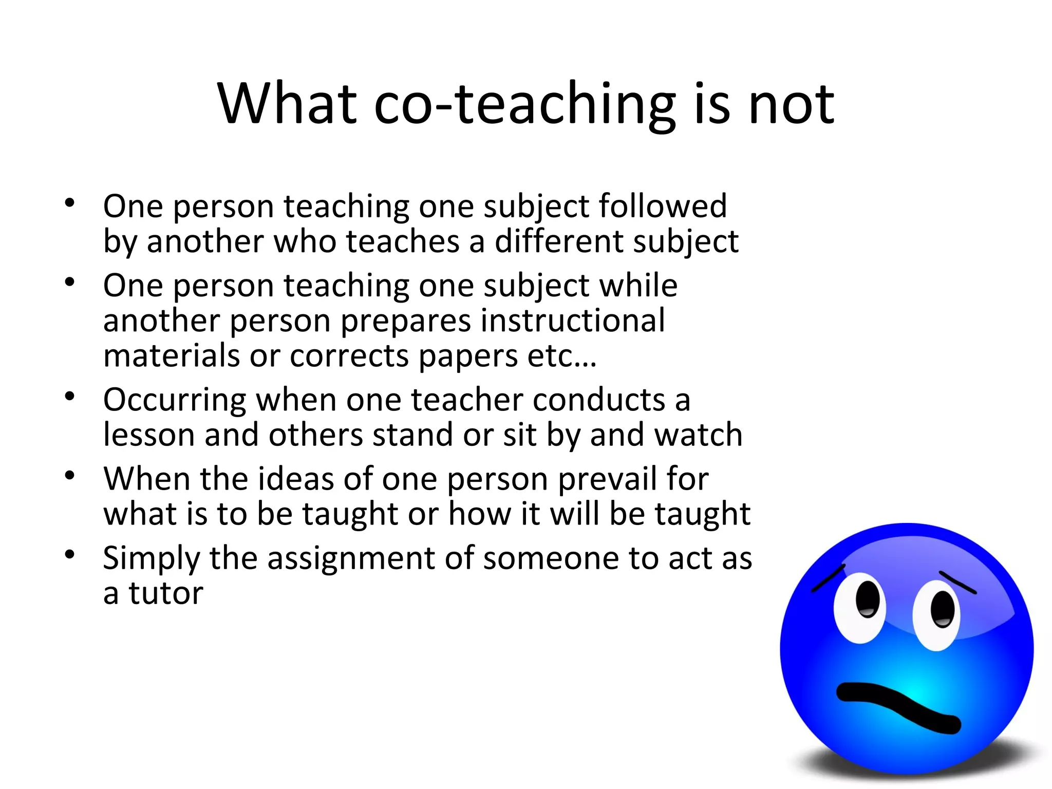 Collaboration & co teaching for esl professionals | PPT