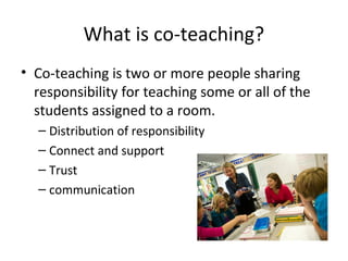 Collaboration & co teaching for esl professionals | PPT