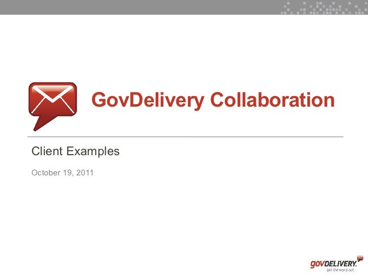 GovDelivery Collaboration - FEMA's Ready.gov Campaign