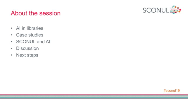 SCONUL Summer Conference 2019 - Liz Waller & Nick Barratt | PPTX