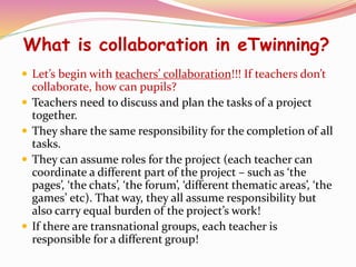 Collaboration in e twinning projects | PPTX | Desktop Publishing ...