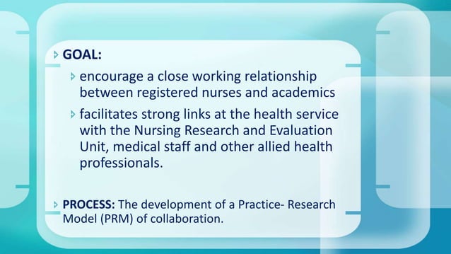 Collaboration issues & models in nursing | PPTX | Professional School ...