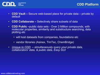 Collaborative Drug Discovery: A Platform For Transforming Neglected ...