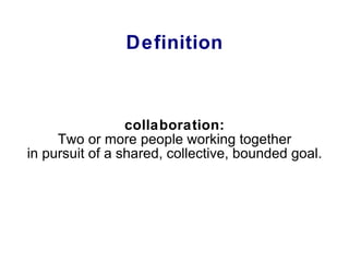 What Is Collaboration? | ODP