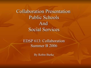Collaboration Presentation | PPT