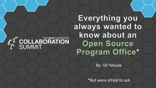 Managing Open Source with an OSPO | PPT