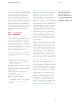 Collaboration vision novell | PDF